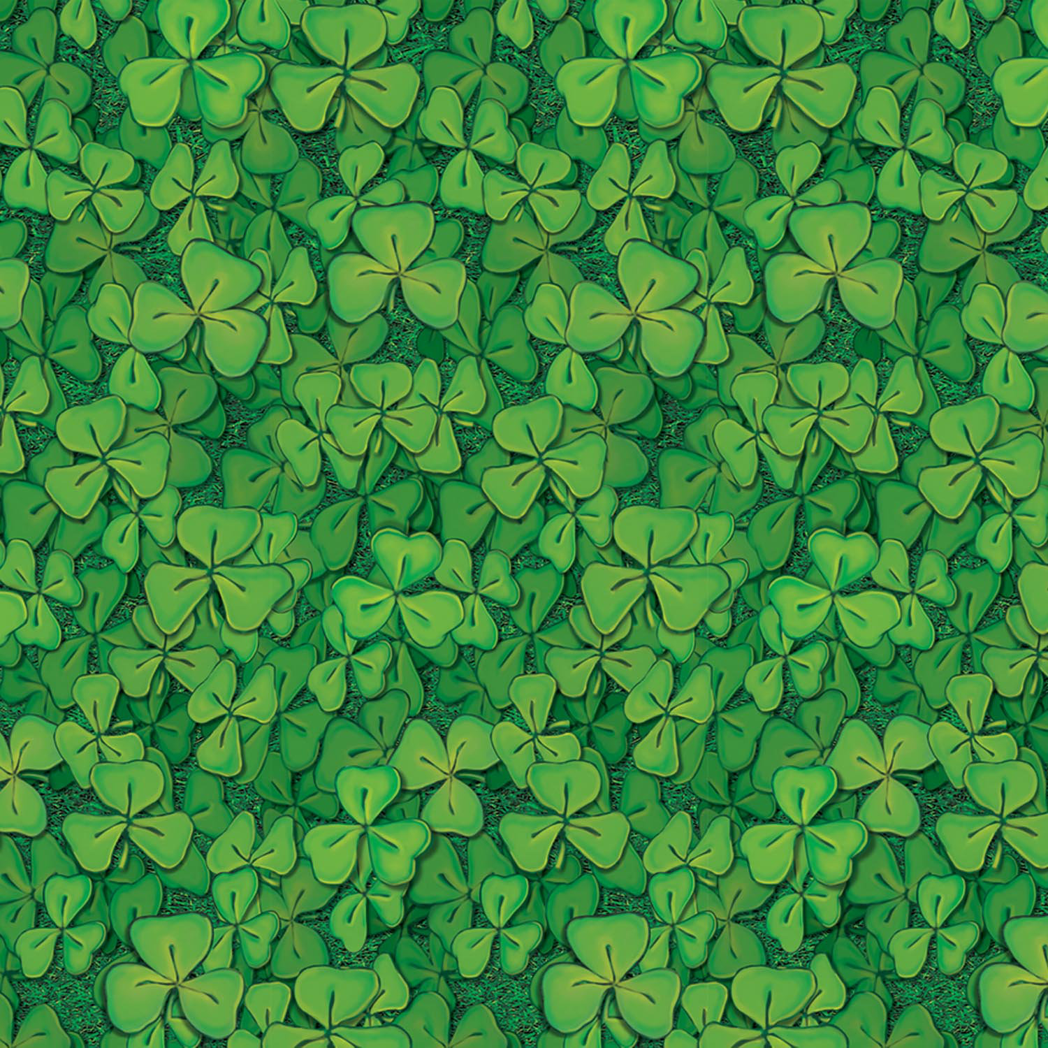 The Holiday Aisle® Clover Field Backdrop - Pack of 6 | Wayfair