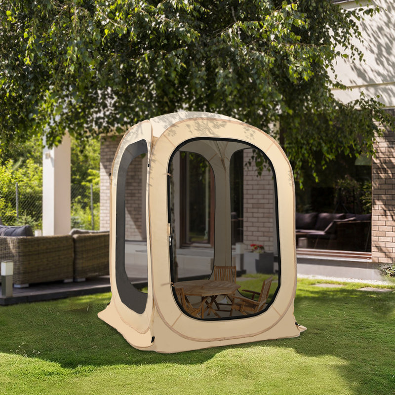 ShangQuan WuLiu Screen House Tent Pop-Up, Portable Screen Room Canopy ...