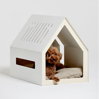 Tucker Murphy Pet™ Andolin White Metal Dog House | Wayfair