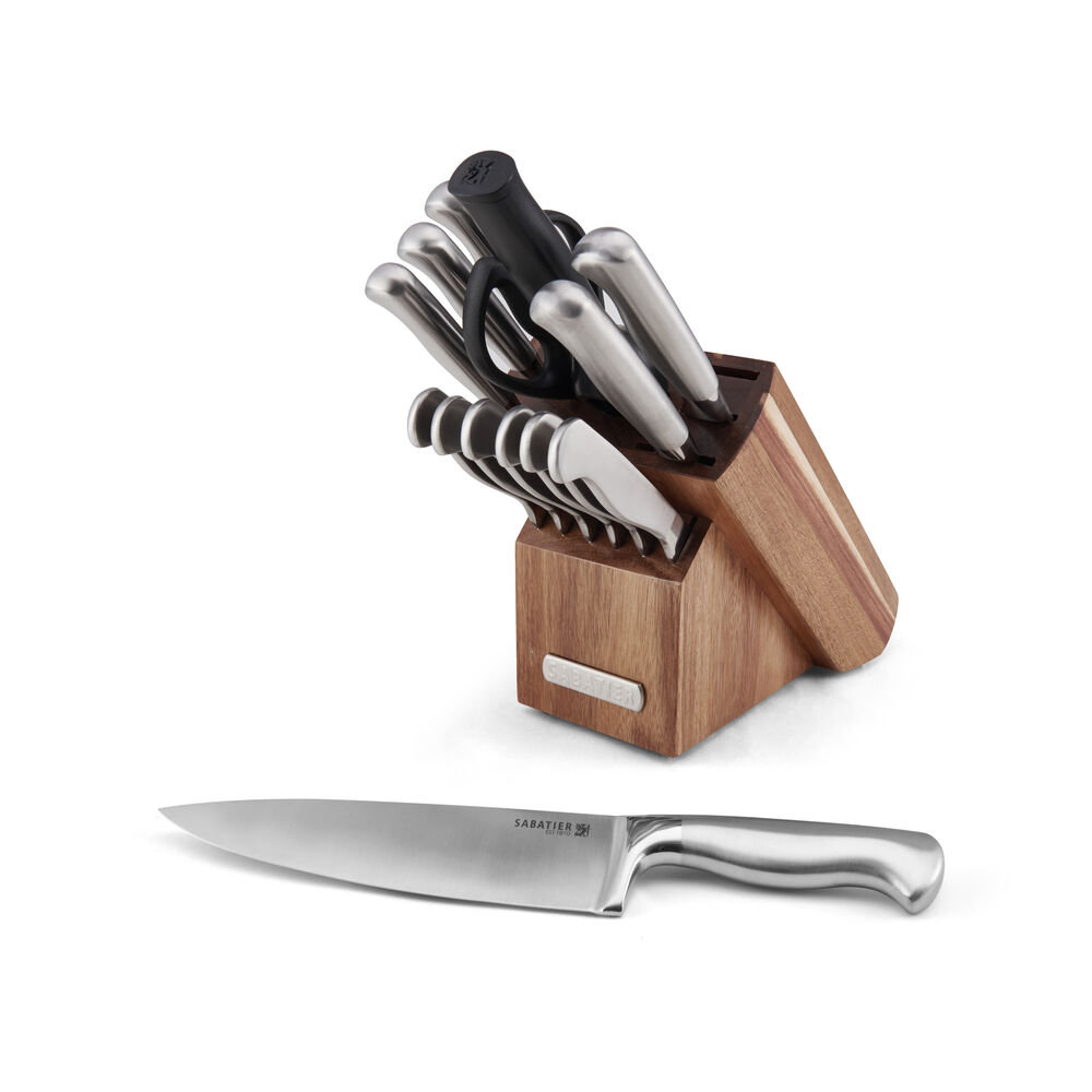 Sabatier 15-Piece Stainless Steel Hollow Handle Knife Block Set | Wayfair