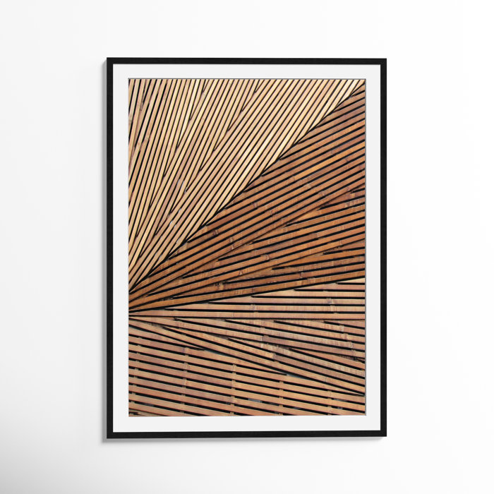 Joss & Main " Geometric Wood Panel 1 " | Wayfair