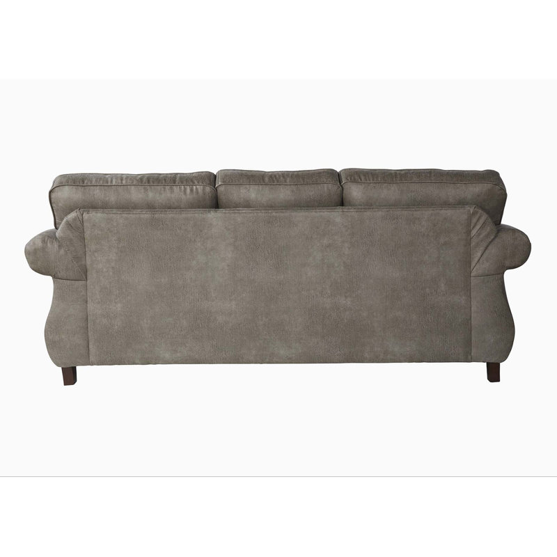 Canora Grey Tyshell Faux Leather Upholstered Nailhead Sofa and Loveseat ...