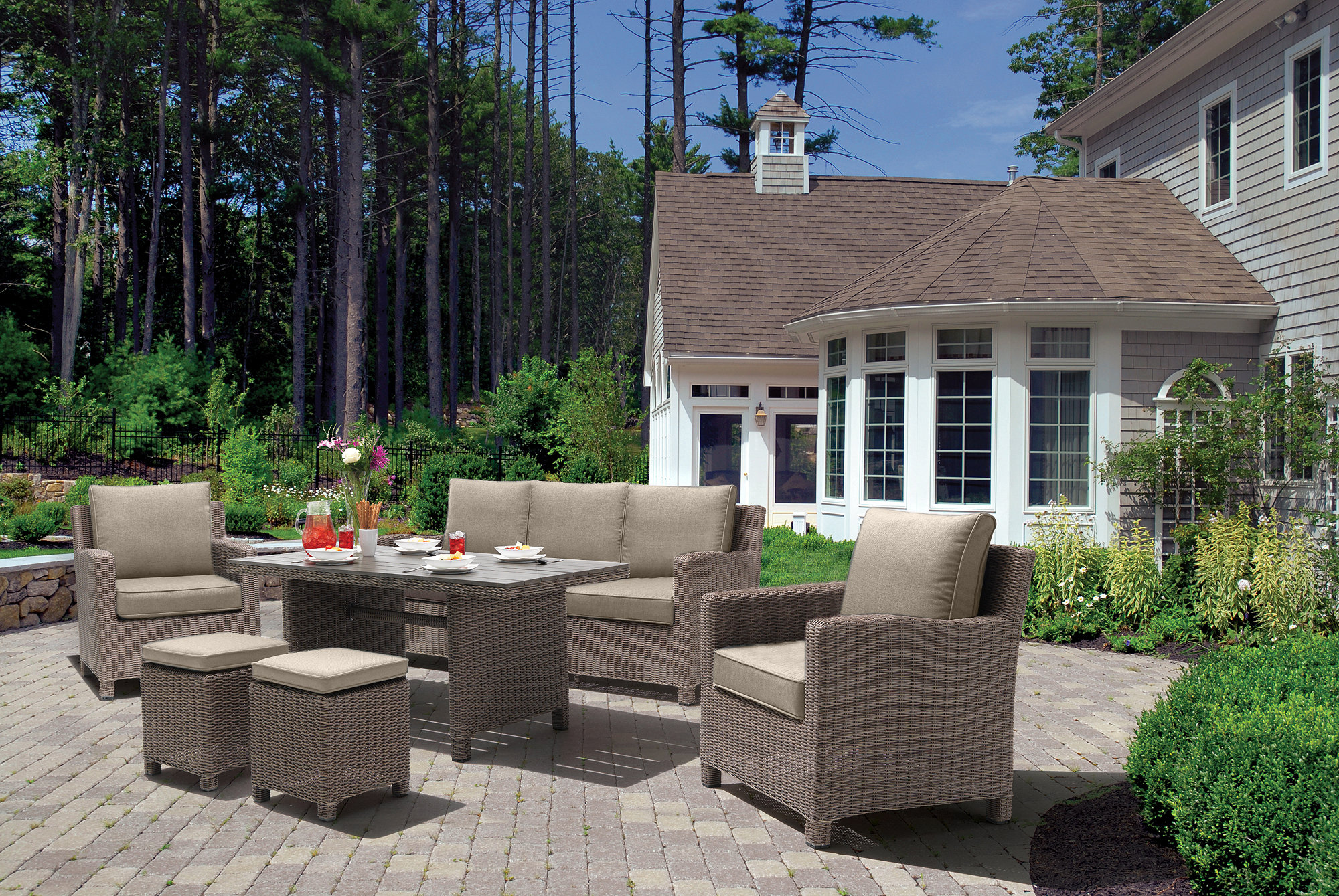 Kettler Palma 6 - Person Outdoor Seating Group | Wayfair
