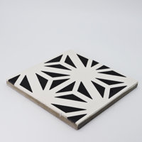 Moroccan Mosaic Paris 8" x 8" Cement Patterned Wall & Floor Tile ...