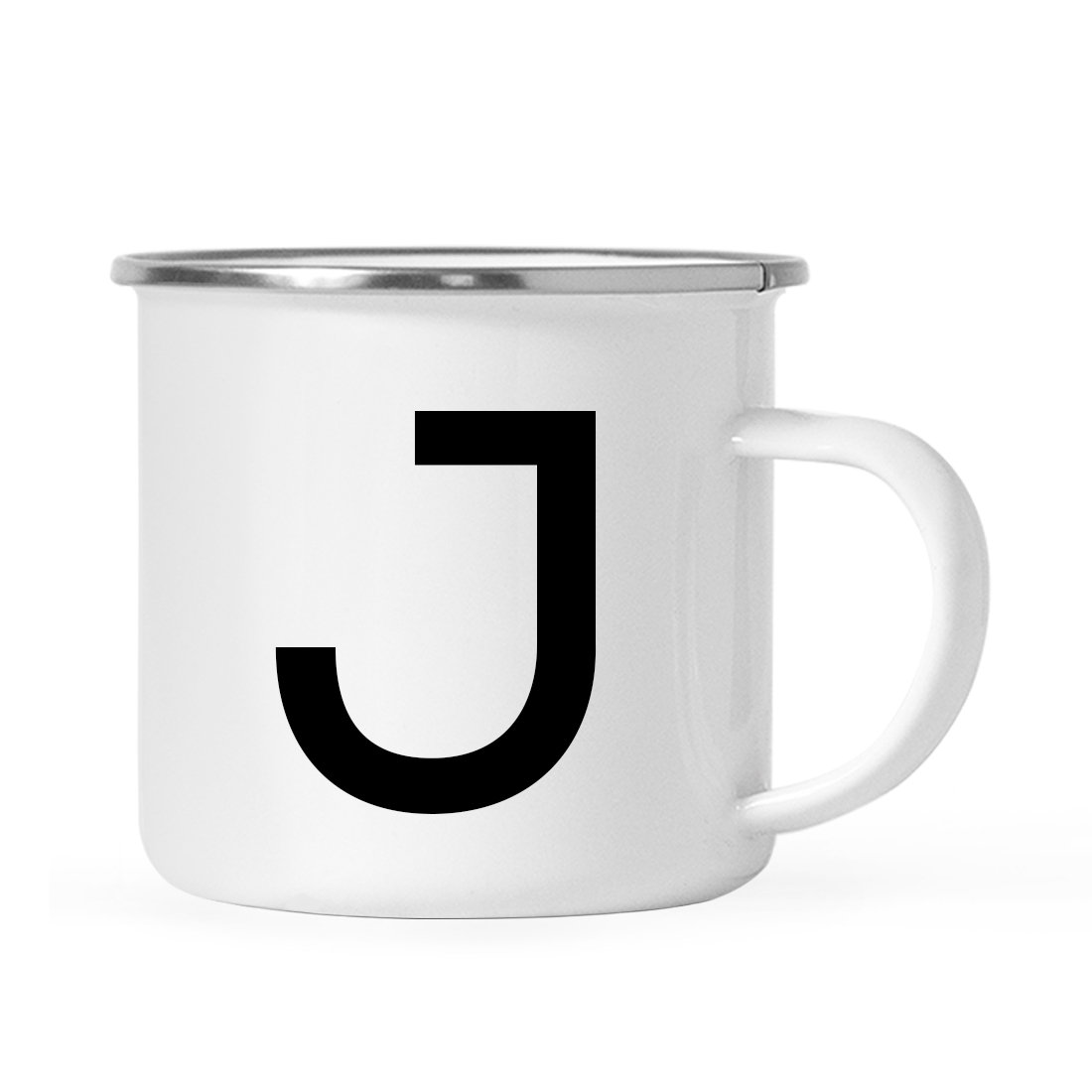 Ebern Designs Godbey Campfire Gift Initial J Coffee Mug | Wayfair