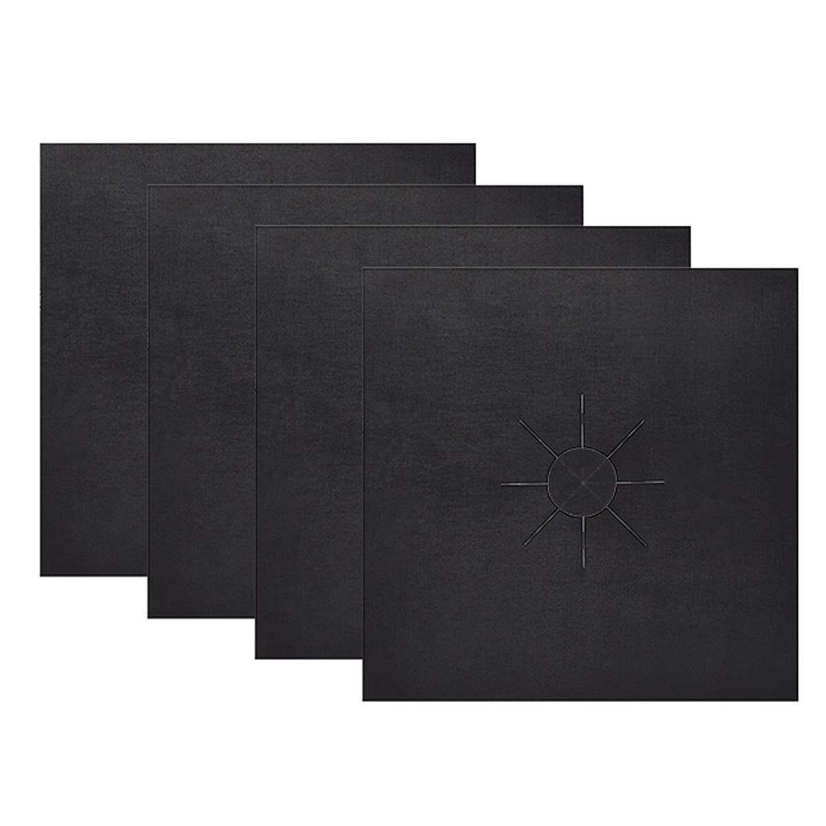 Deago 4 PCS Gas Stove Burner Covers Non Stick Reusable Stove Top ...