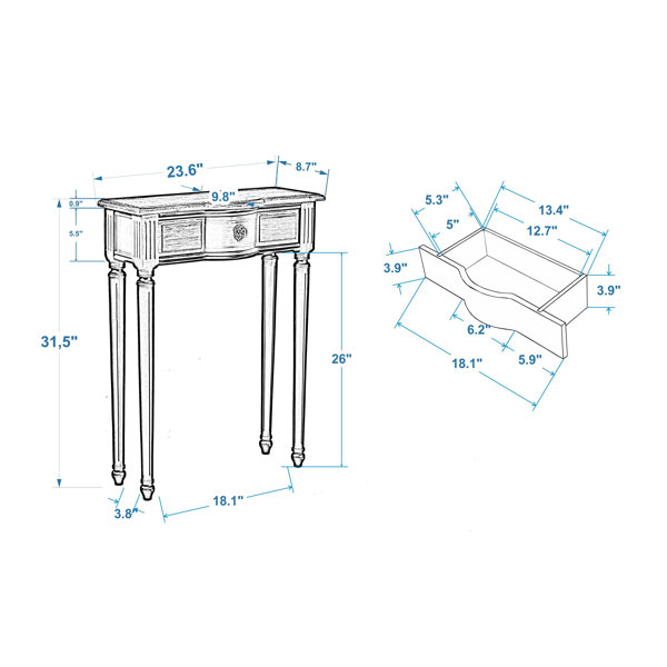 Kelly Clarkson Home Gabi 24'' Console Table & Reviews | Wayfair