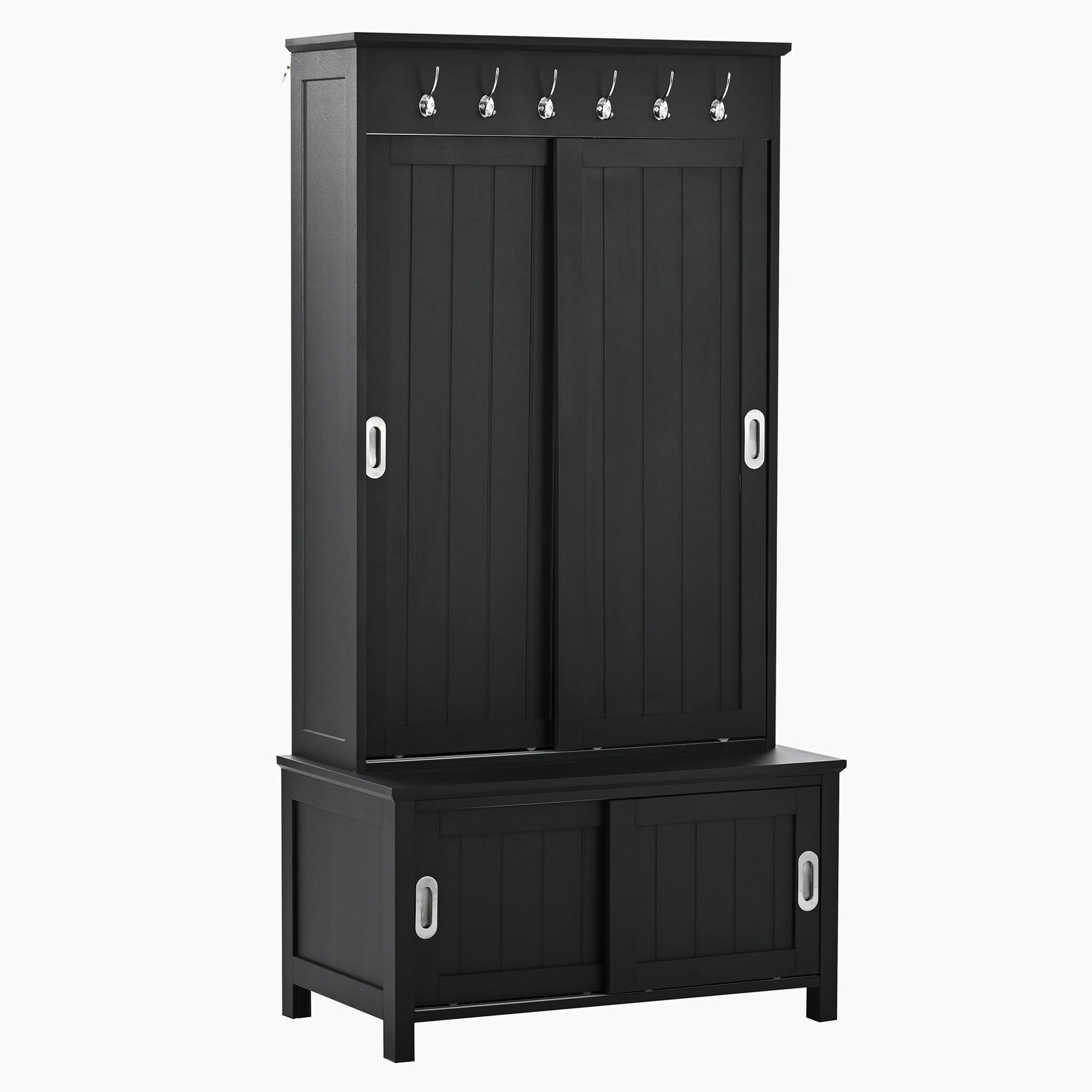 Red Barrel Studio® Tual Hall Tree with Bench and Shoe Storage | Wayfair