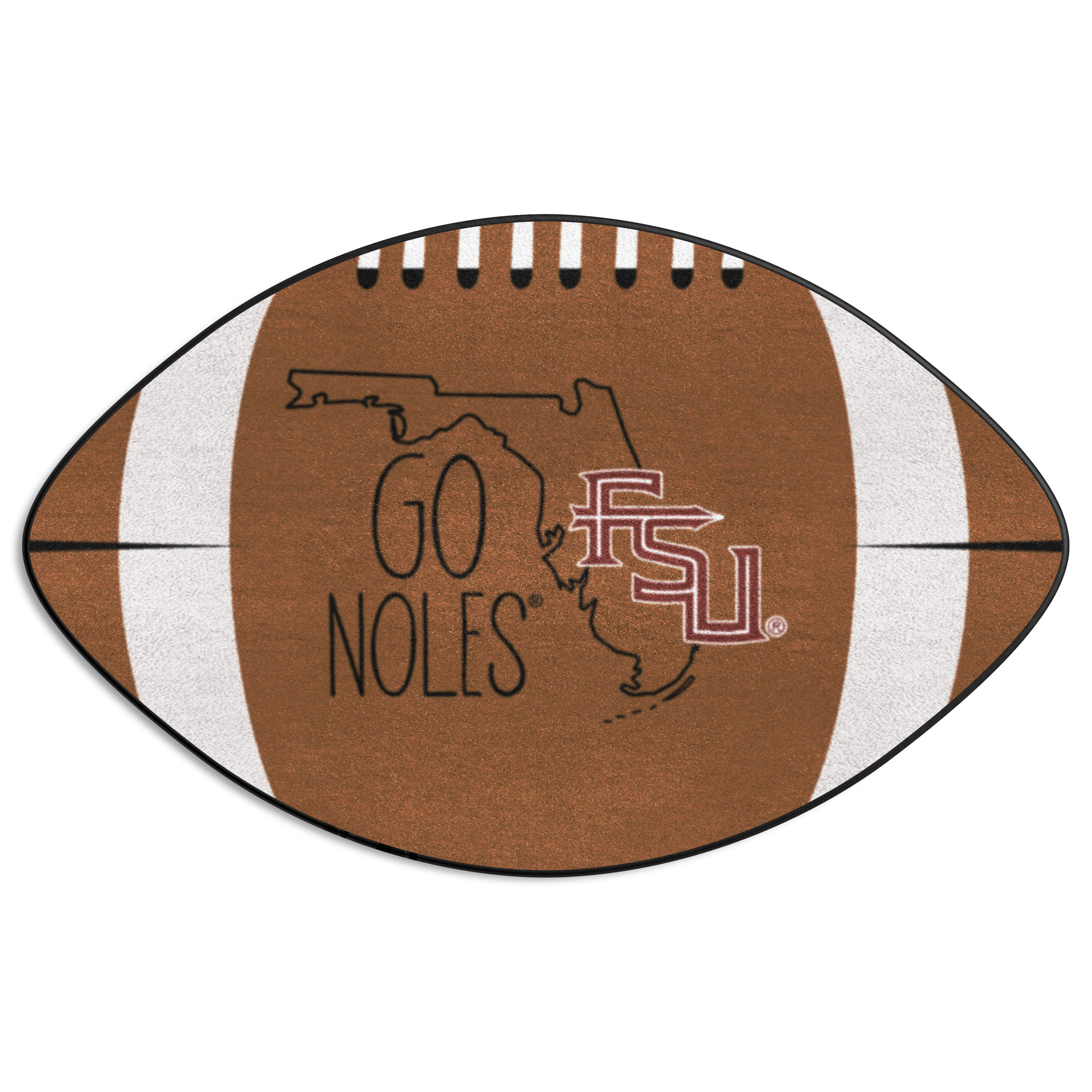 FANMATS NCAA Florida State Southern Football 35 in. x 22 in. Non-Slip ...
