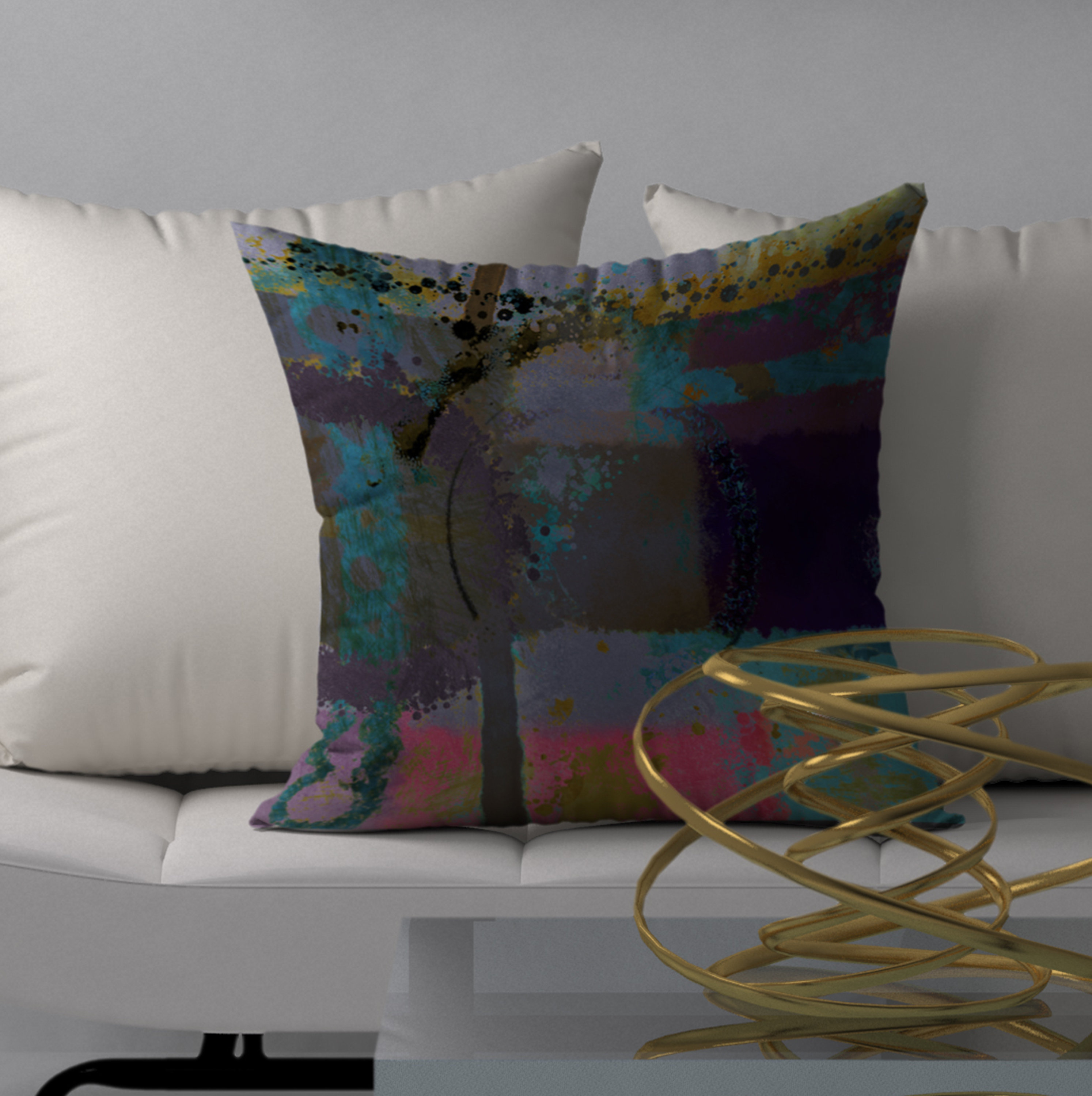 LeRoi Products Protection Better Square Pillow Cover & Insert | Wayfair
