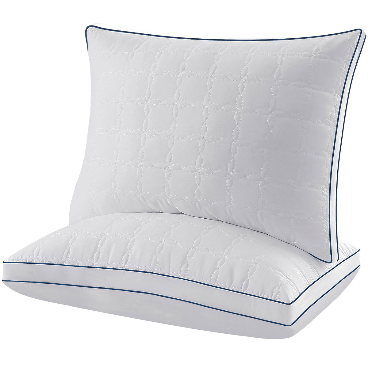 Lipoton 2 Pack Bed Pillows - Set Of 2, Soft Down, Supportive For All ...