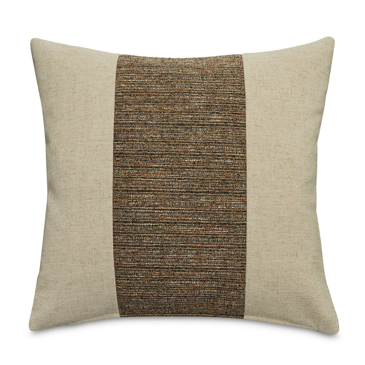Michael Amini Sundance Heath 21" Square Throw Pillow - Toffee | Wayfair