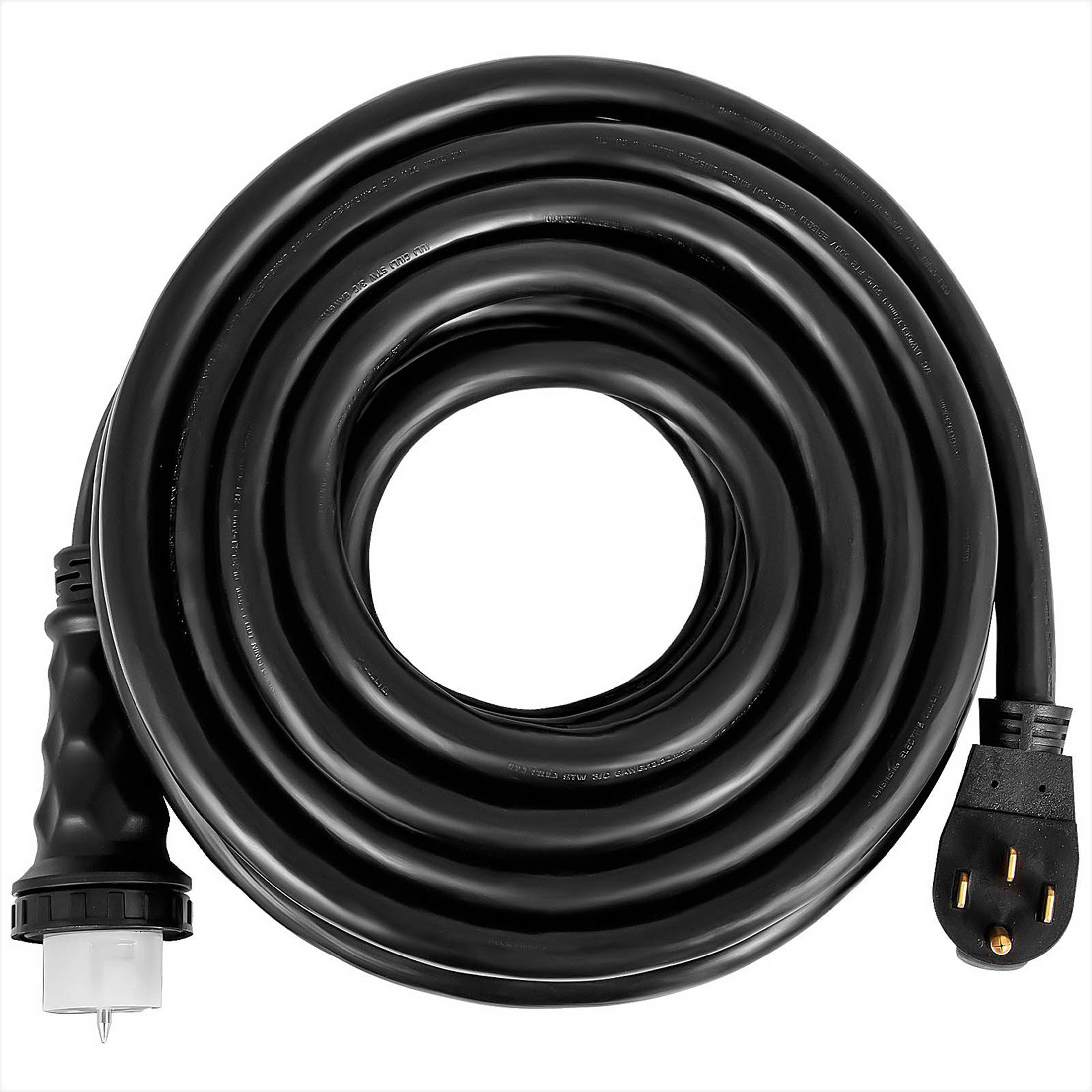 HANGZHOUSHANGYI 15Ft 50 Amp Generator Extension Cord STW 6/3 + 8/1 ...