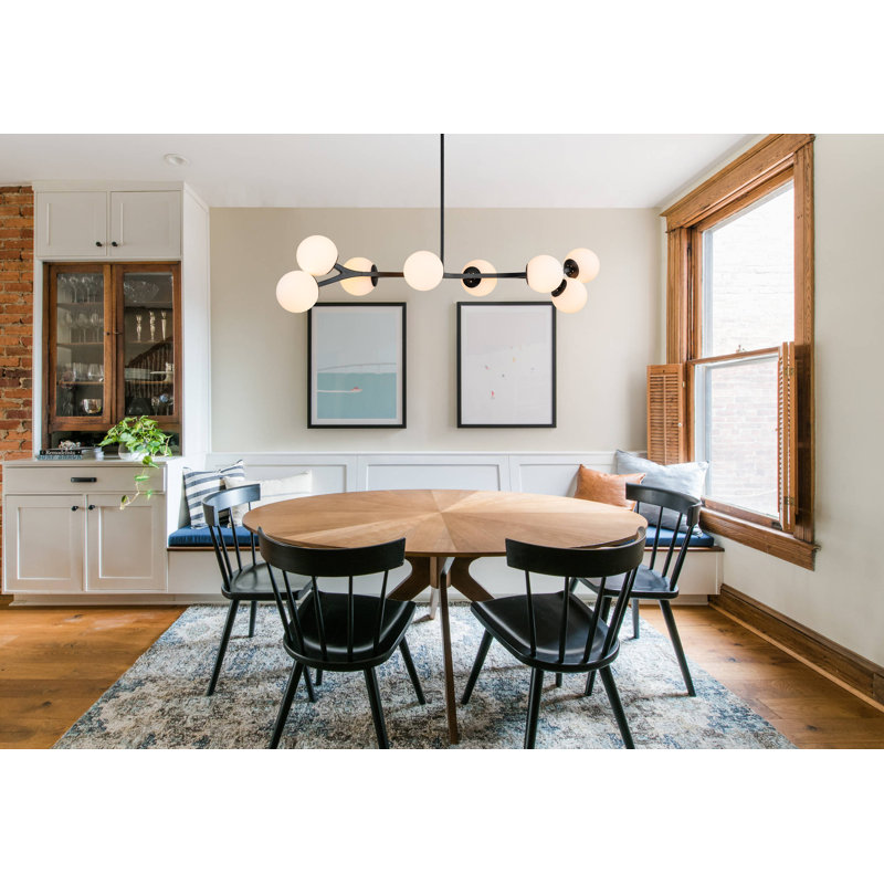 George Oliver Kaynen 8 - Light Dimmable Sputnik Linear Chandelier ...