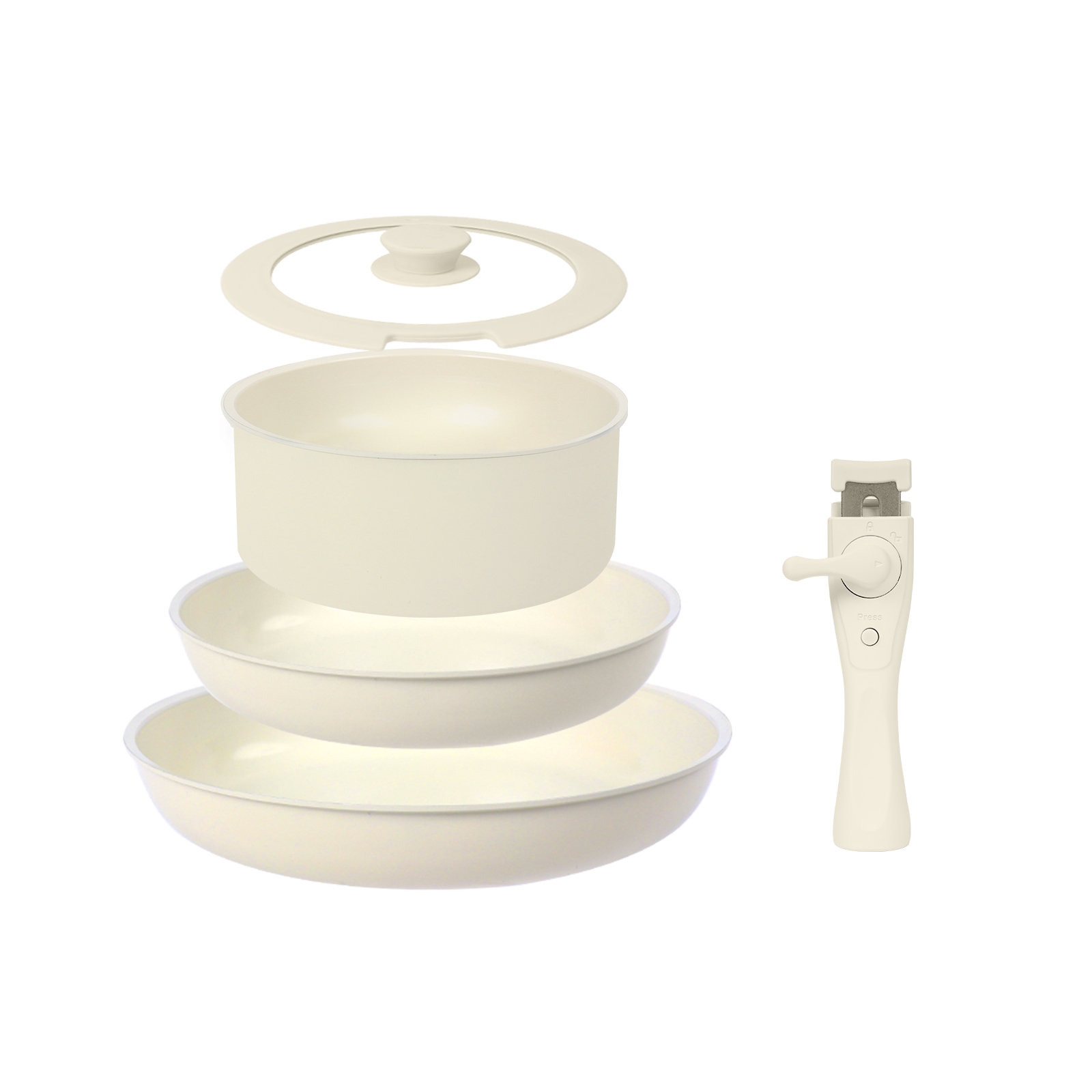 Chef Power Cream Cake 5 - Piece Non-Stick Cookware Set & Reviews | Wayfair