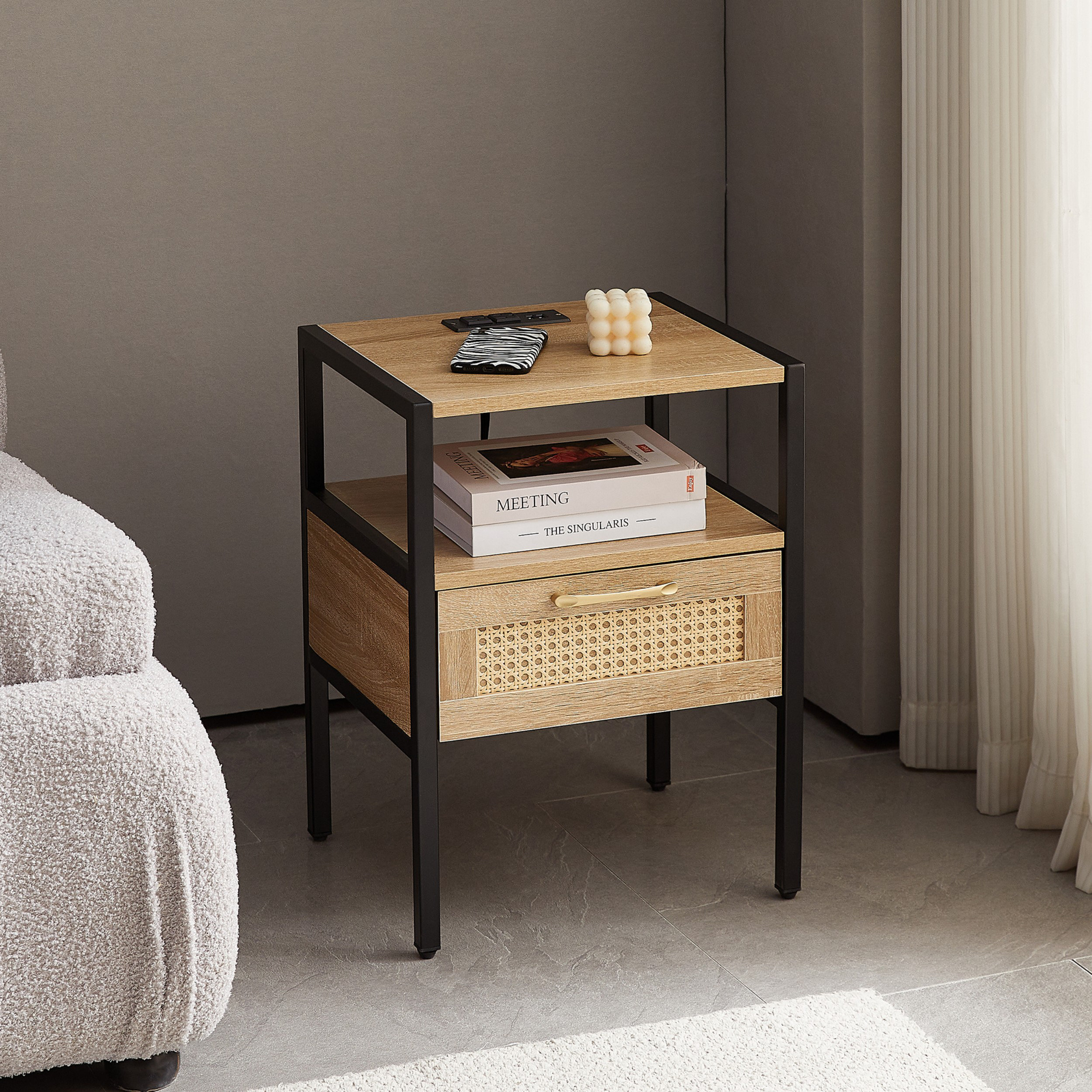 Dakota Fields Multifunctional Side Table for Living Room Bedroom | Wayfair