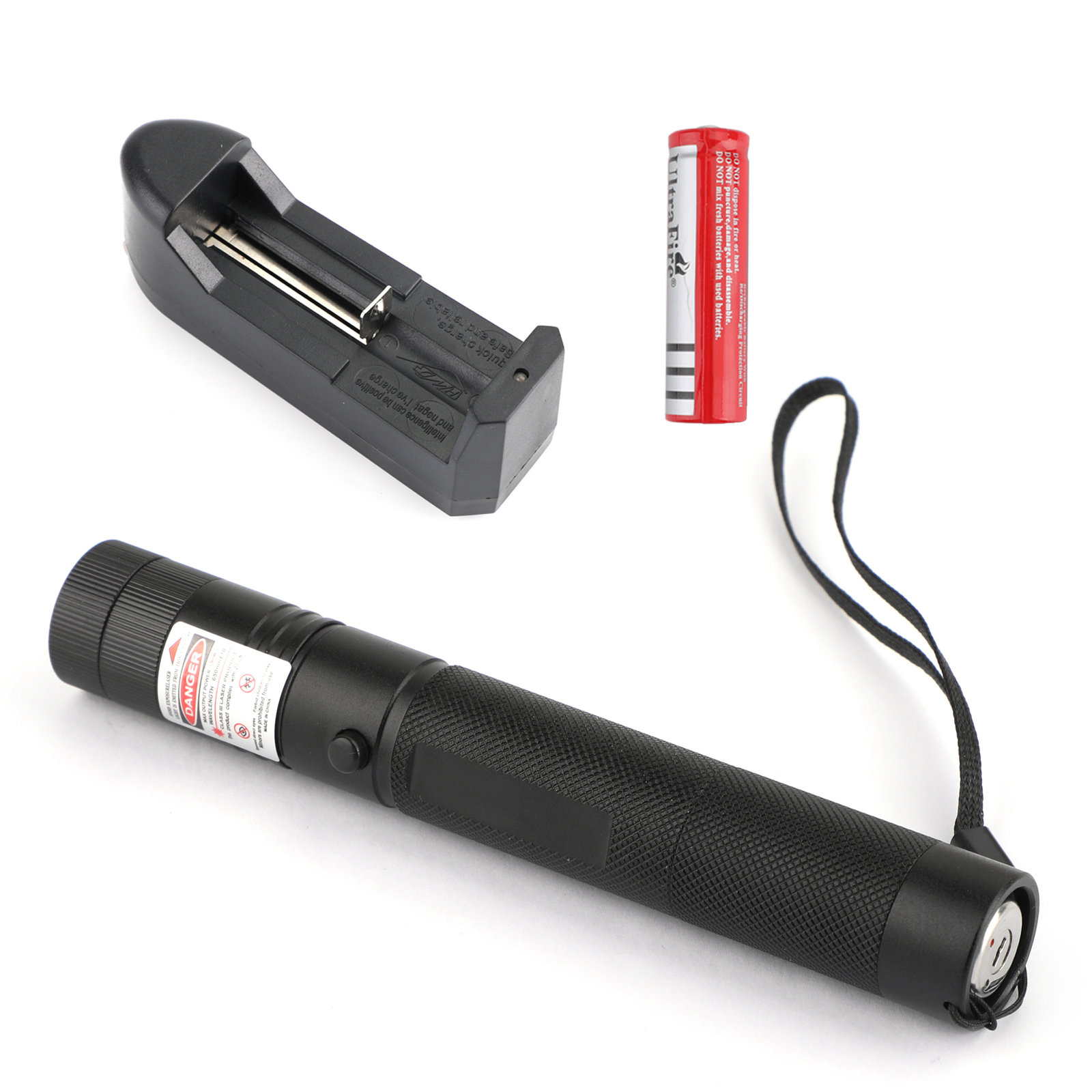 Bruce&Shark 650Nm Red Laser Pointer Pen + 18650 + Charger - Wayfair Canada
