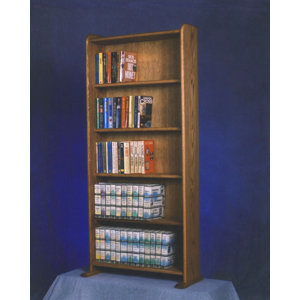 Rebrilliant Shelf-Style Wooden DVD/VHS Rack - 07 Series & Reviews | Wayfair