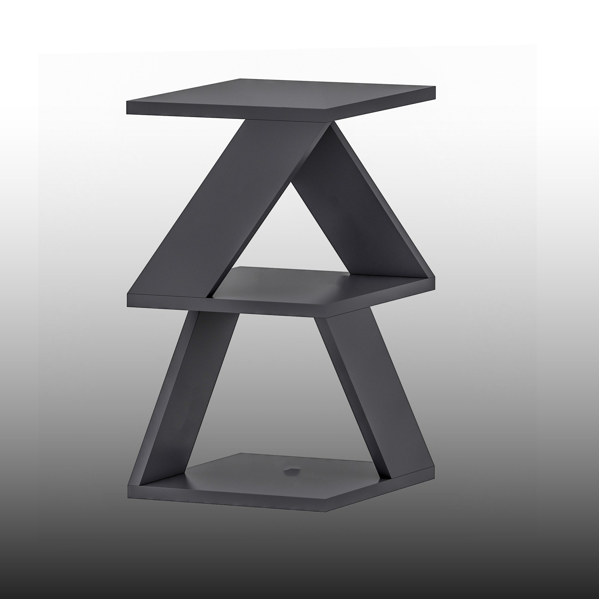 Orren Ellis Z-Shaped Novelty End Table | Wayfair