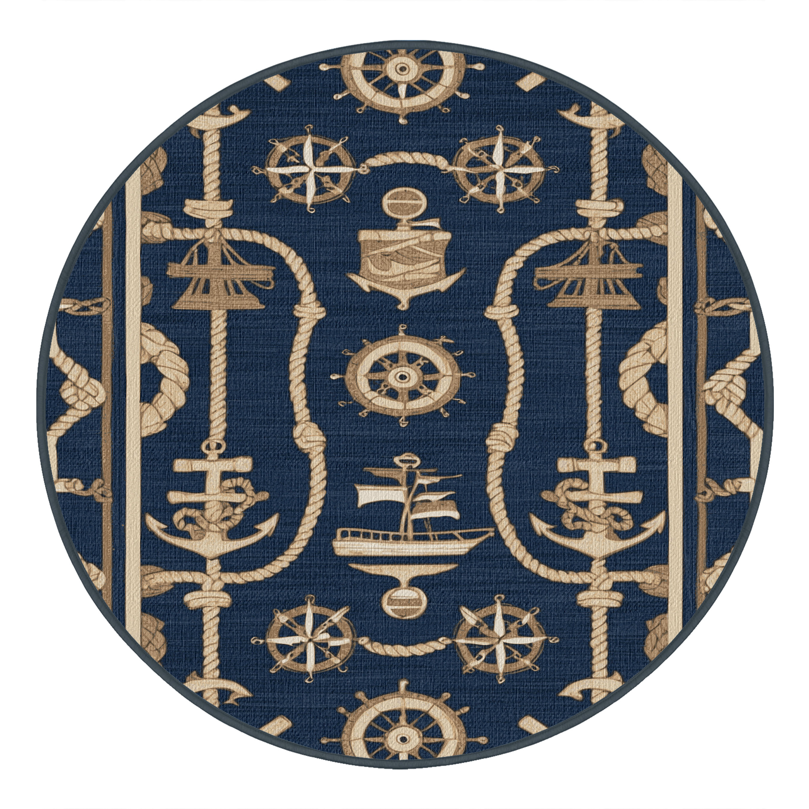 Longshore Tides Washable Traditional Maritime Nautical Area Rug | Wayfair