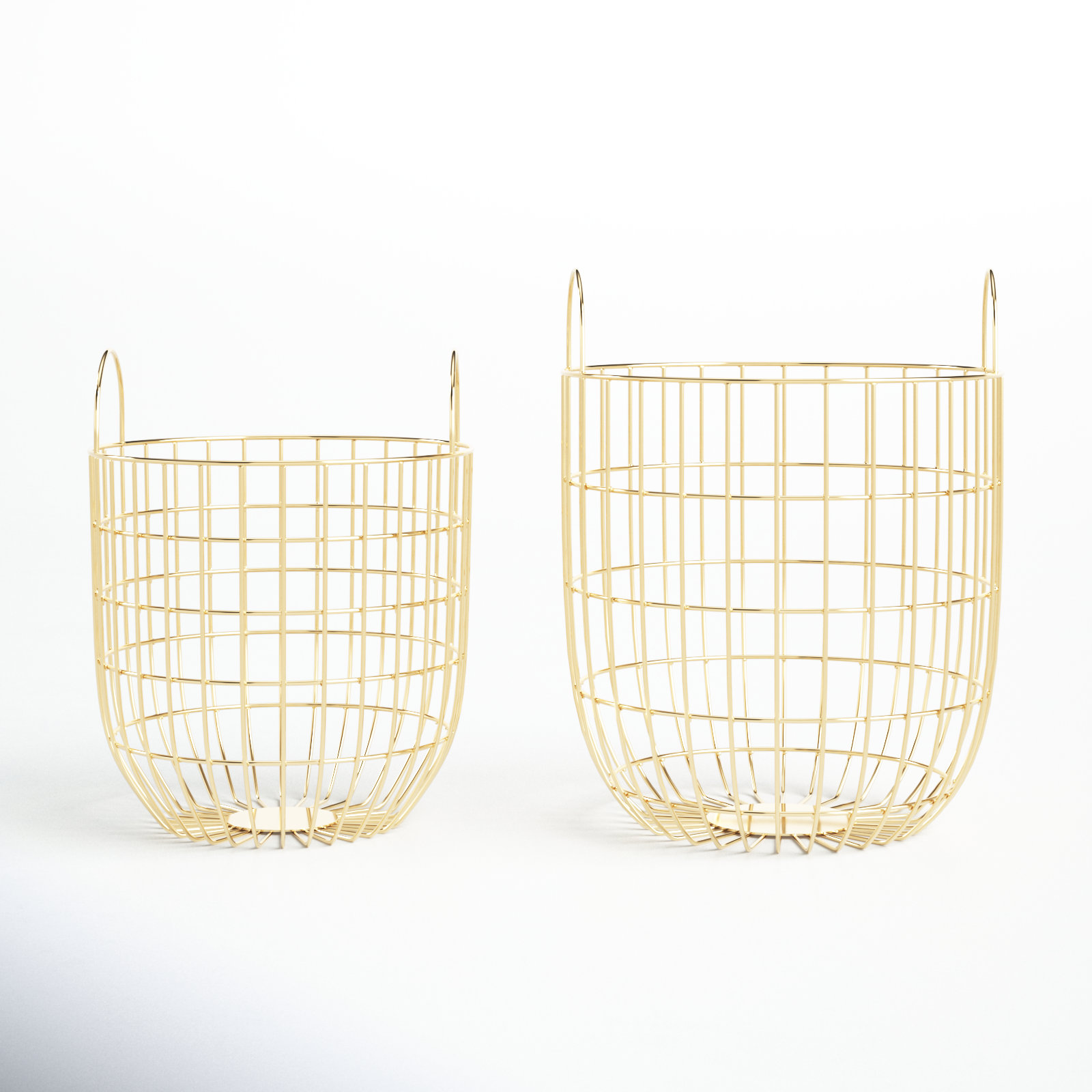 AllModern 2 Piece Basket Set & Reviews | Wayfair
