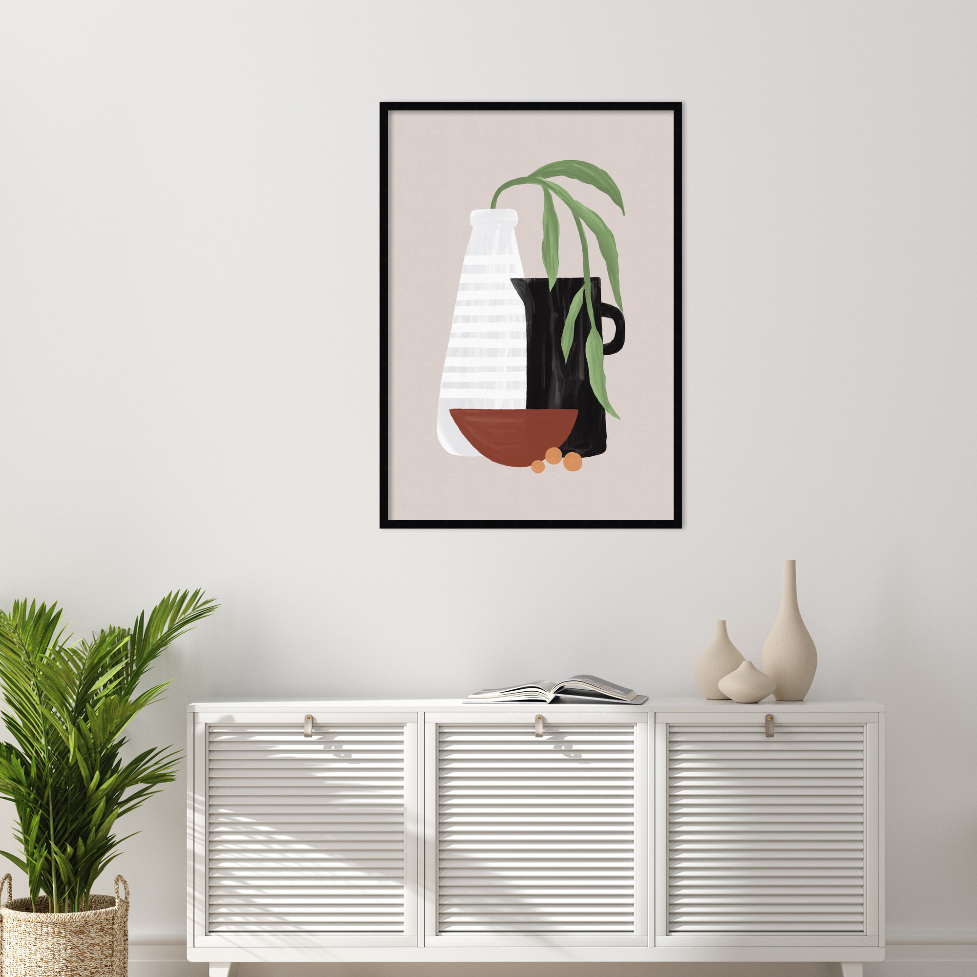 George Oliver Boho Objects II Framed On Paper by Orara Studio Print ...