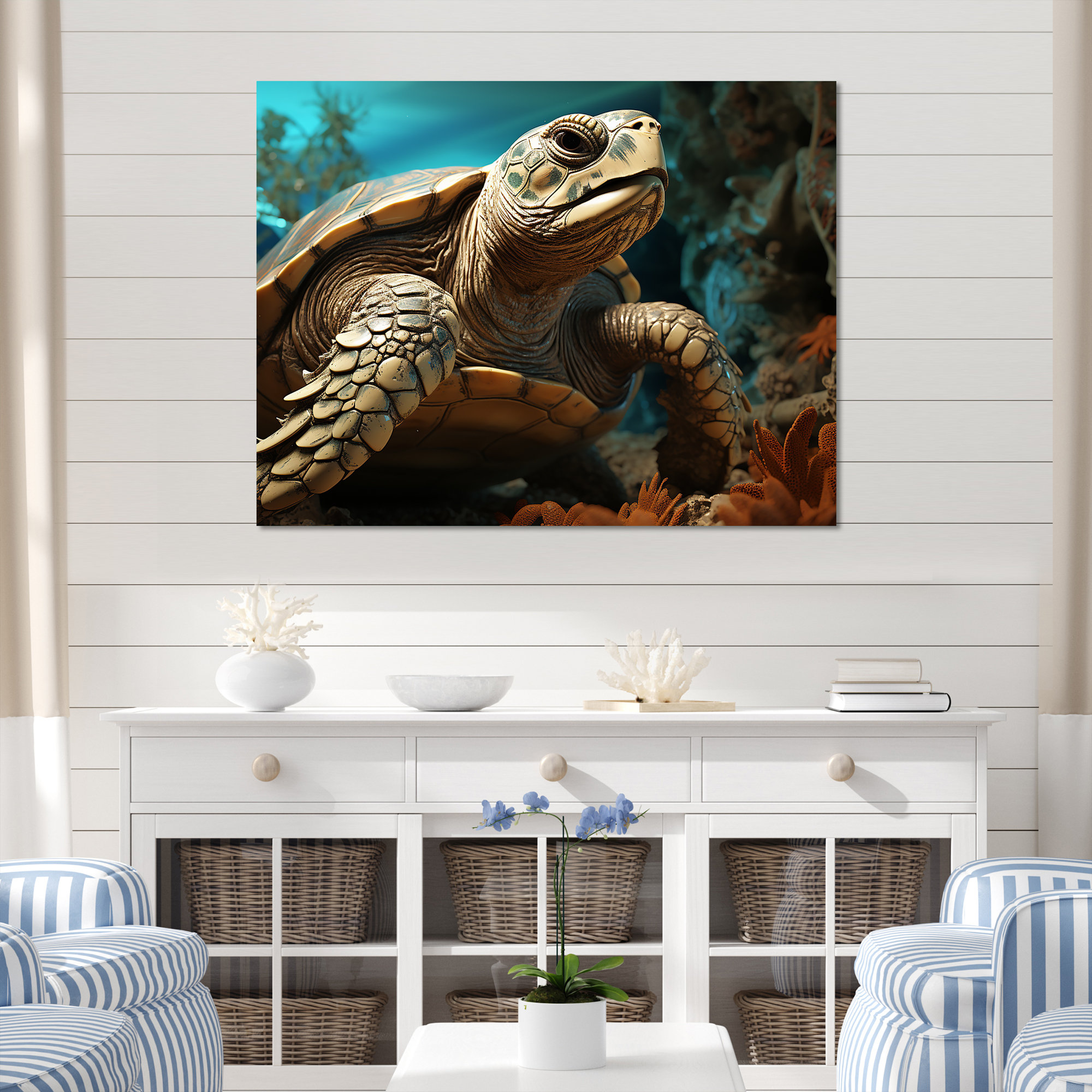 Design Art Classic Coastal Life I On Canvas Print | Wayfair