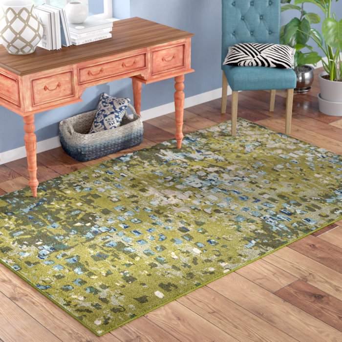 Wrought Studio Auyeung Abstract Rug & Reviews | Wayfair