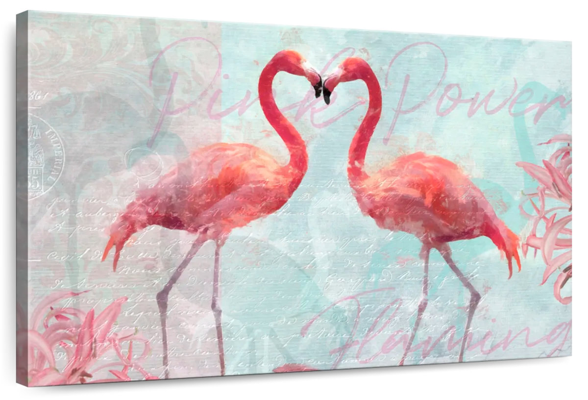 Ebern Designs Flamingo Power | Wayfair