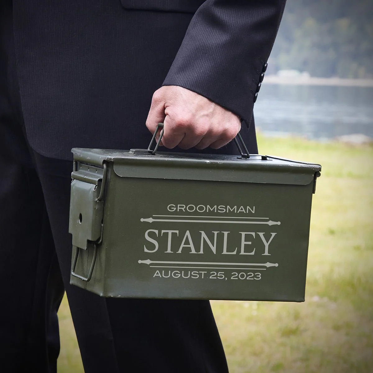 Trinx Ammunition Box Custom Etched Unique Gif | Wayfair