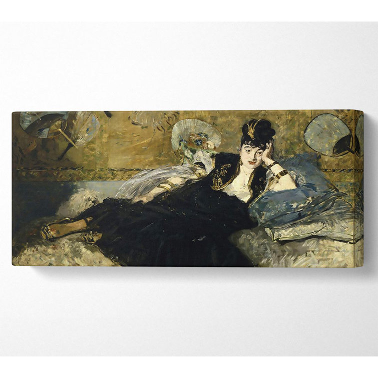 ClassicLiving Manet Woman With Fans - Wrapped Canvas Art Prints ...