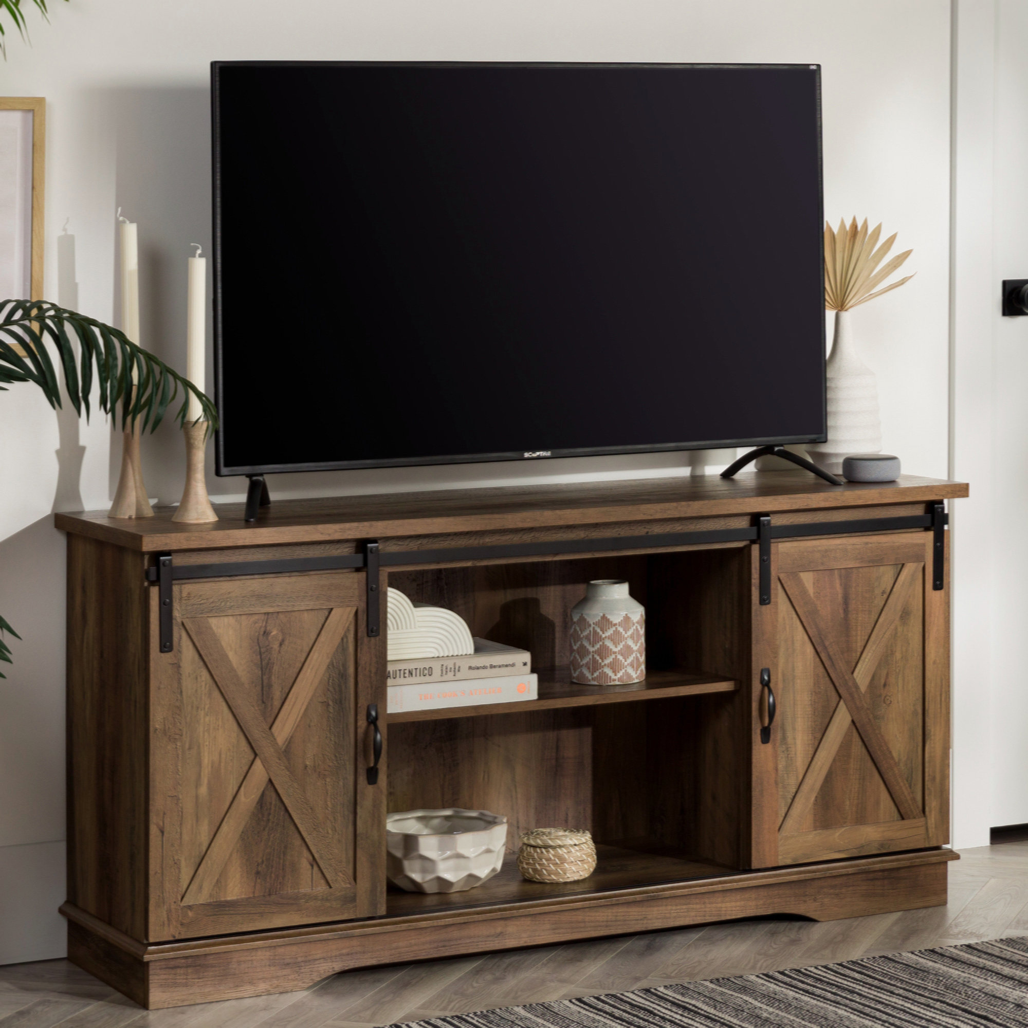 August Grove Charnell 58 W Storage Credenza - Wayfair Canada