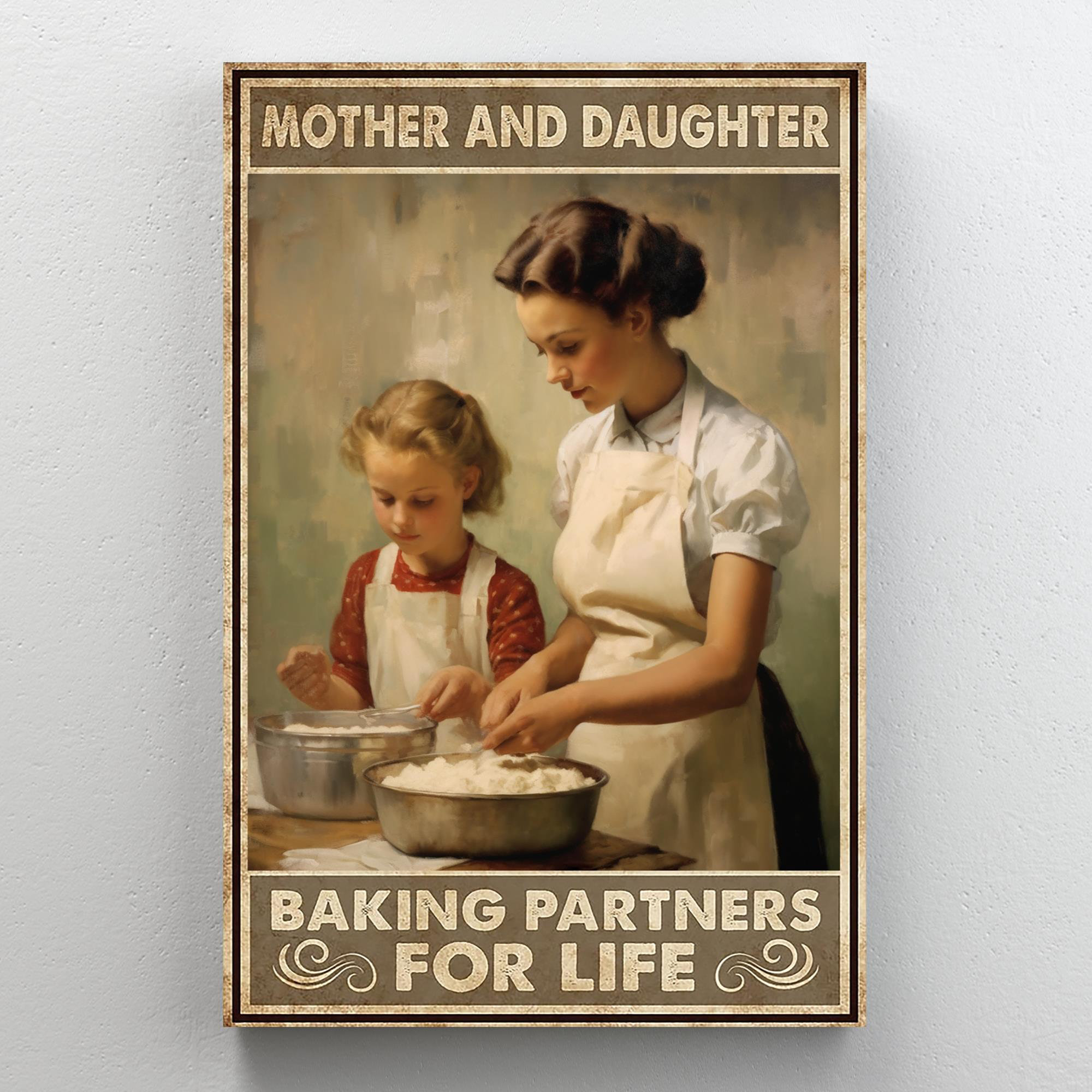Trinx Bakerman Baking Partner For Life On Canvas Graphic Art | Wayfair