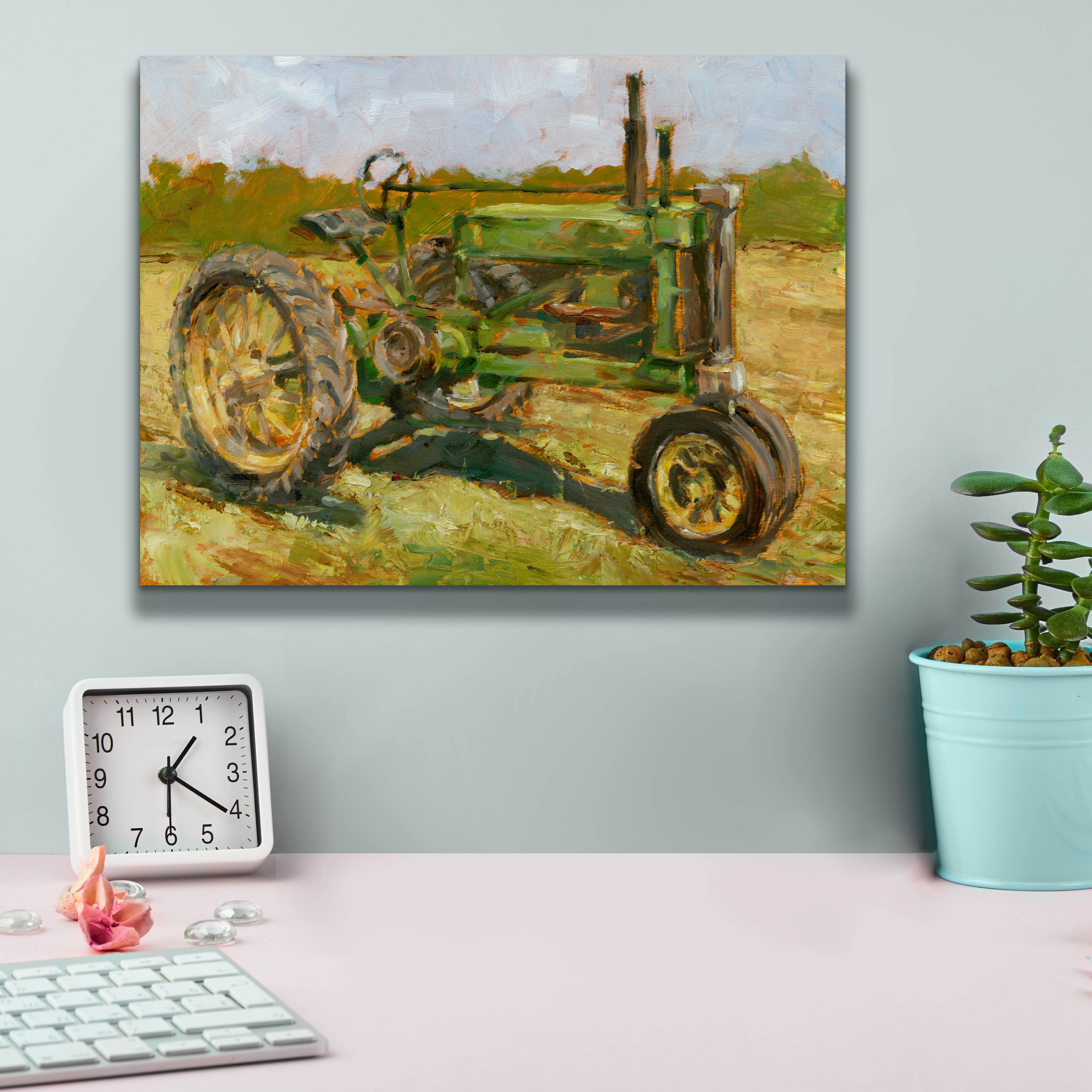 August Grove® 'Rustic Tractors 1' by Ethan Harper Canvas Wall Art | Wayfair