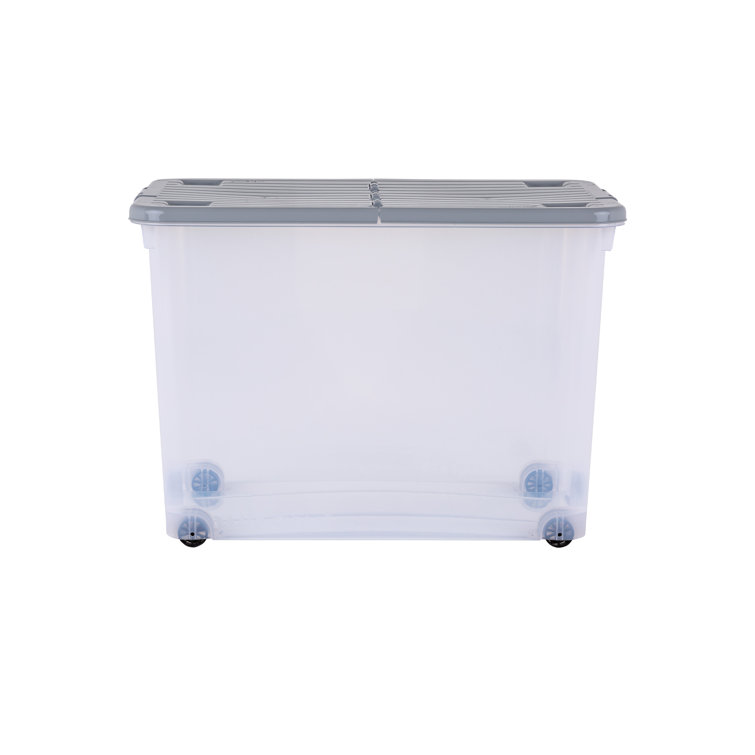 Wham 3 Piece Wheeled Box Set - Clear/Cool Grey | Wayfair.co.uk