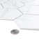 Merola Tile Carrione Super Hex Matte Carrara 10" x 11-1/2" Porcelain ...