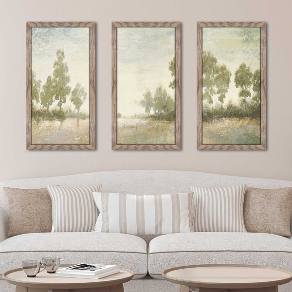 Millwood Pines " Distant Valley Panel " 3 - Pieces - Wayfair Canada