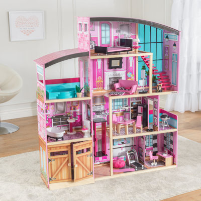 barbie house with elevator