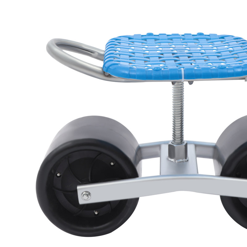 DALELEE Adjustable Garden Cart Rolling Stool with Wheels & Reviews ...