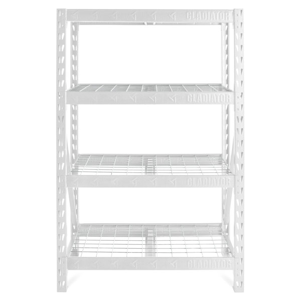Gladiator® 48" Wide Heavy Duty Rack With Four 18" Deep Shelves ...