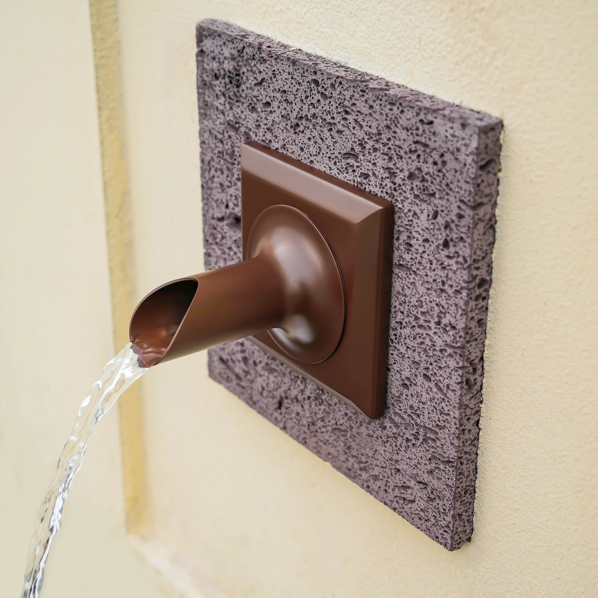 17 Stories 2'' Round Water Fountain Spout, 316 Stainless Steel Spillway ...