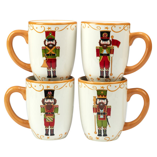 Certified International Holiday Magic Nutcracker Set Of 4 Mug & Reviews ...