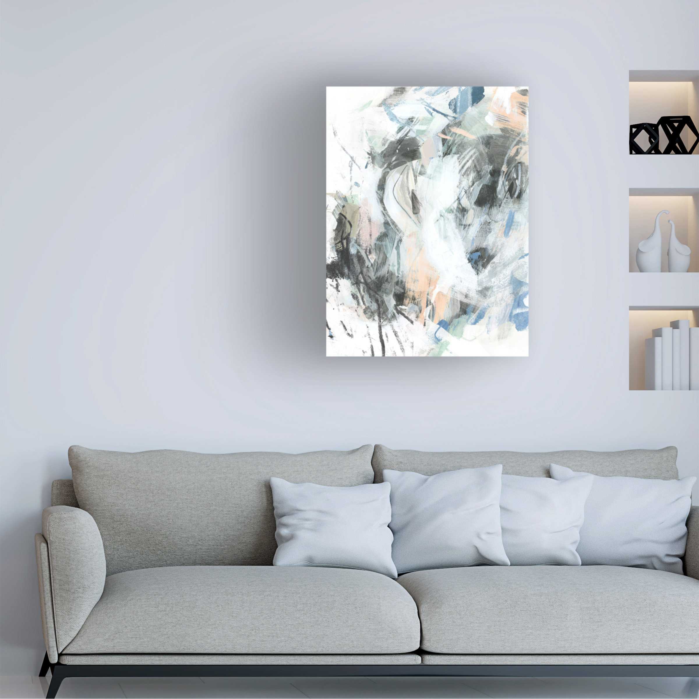 Wrought Studio™ June Erica Vess Ice Path II Canvas Wall Art | Wayfair