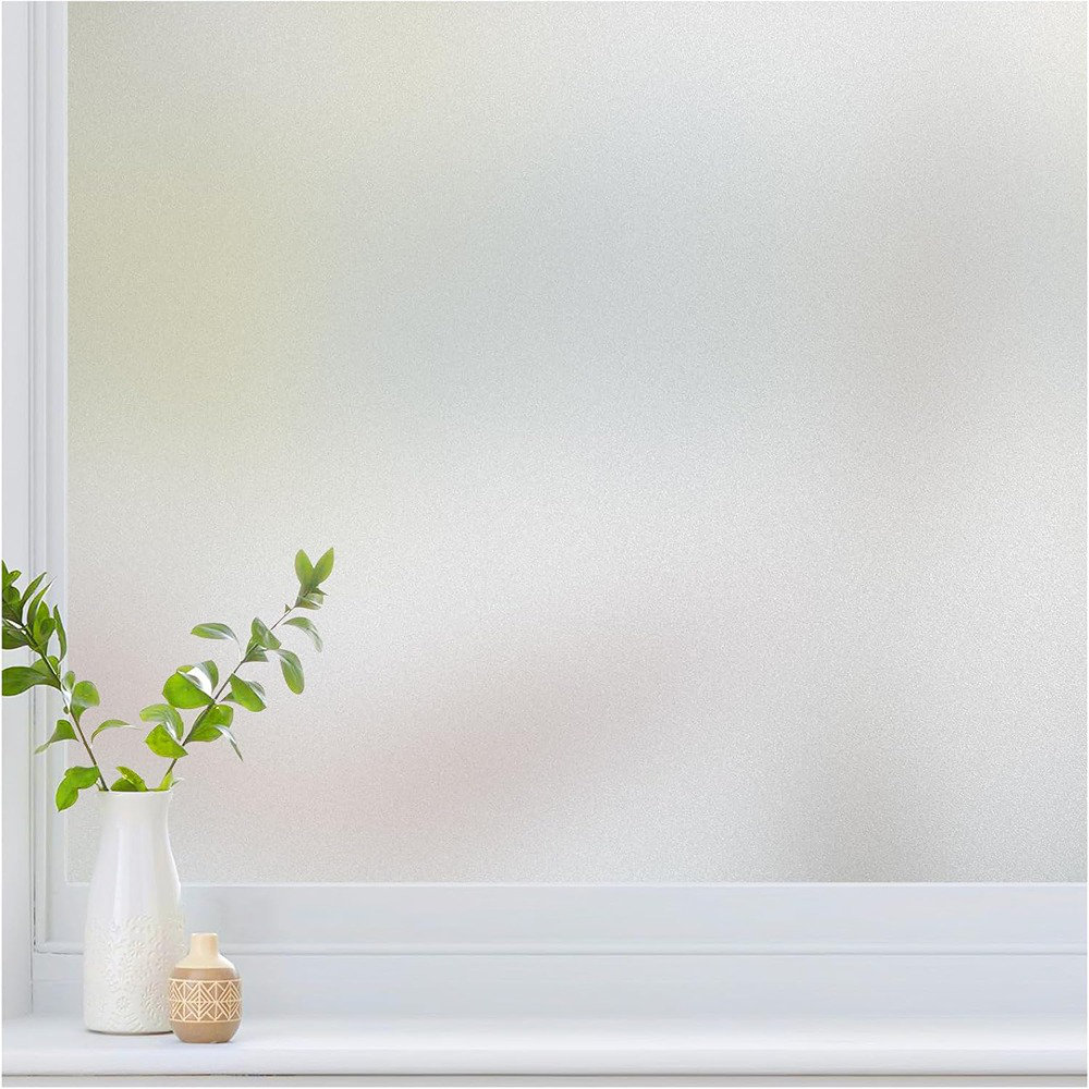 Latitude Run® Window Privacy Film Frosted Glass For Bathroom, Static ...
