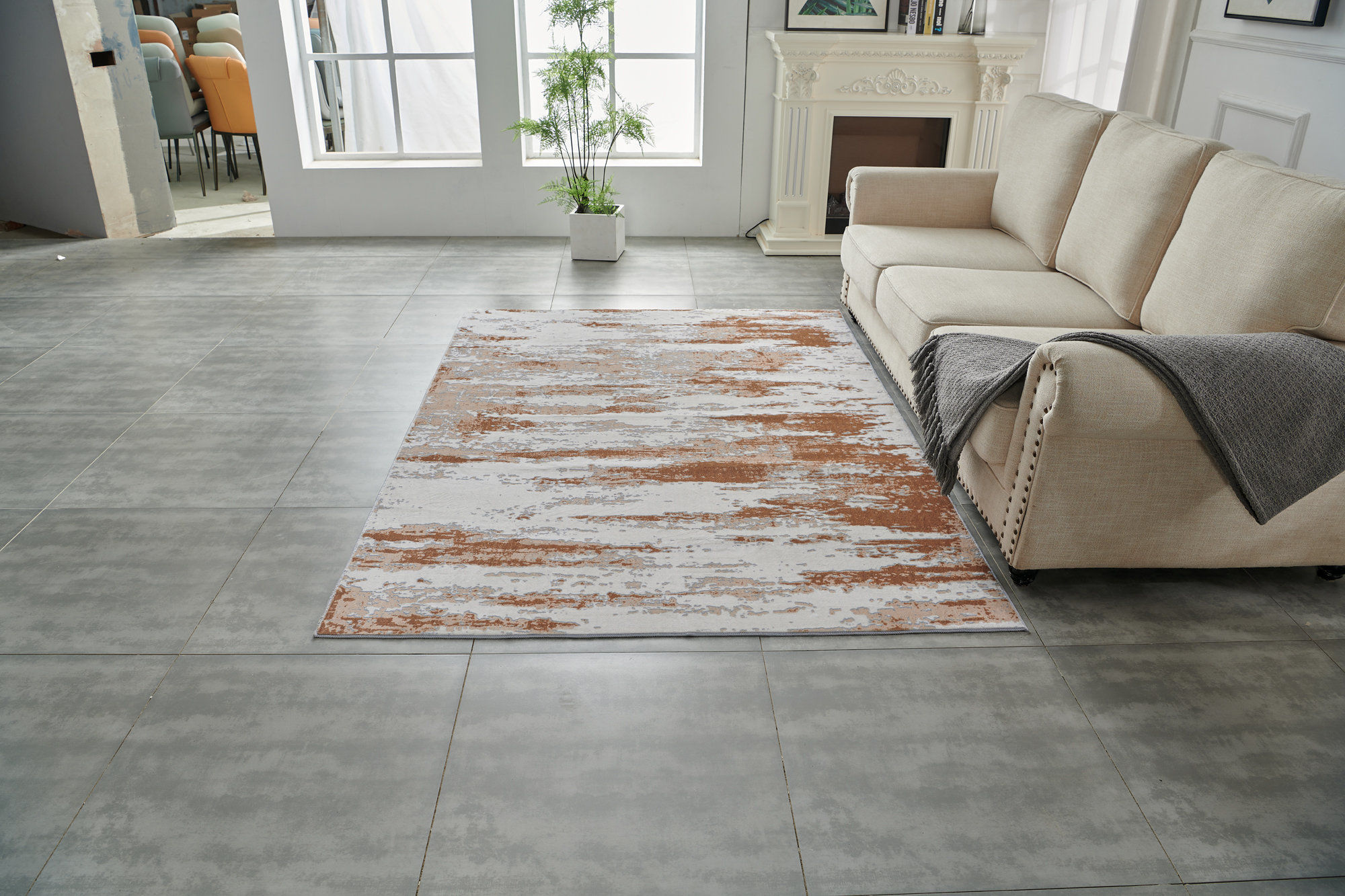 World Menagerie Medora "Zara Contemporary" Washable Super Soft Area Rug ...