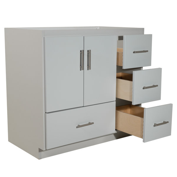 Simplicity by Strasser Simplicity 36" Single Bathroom Vanity Base only ...