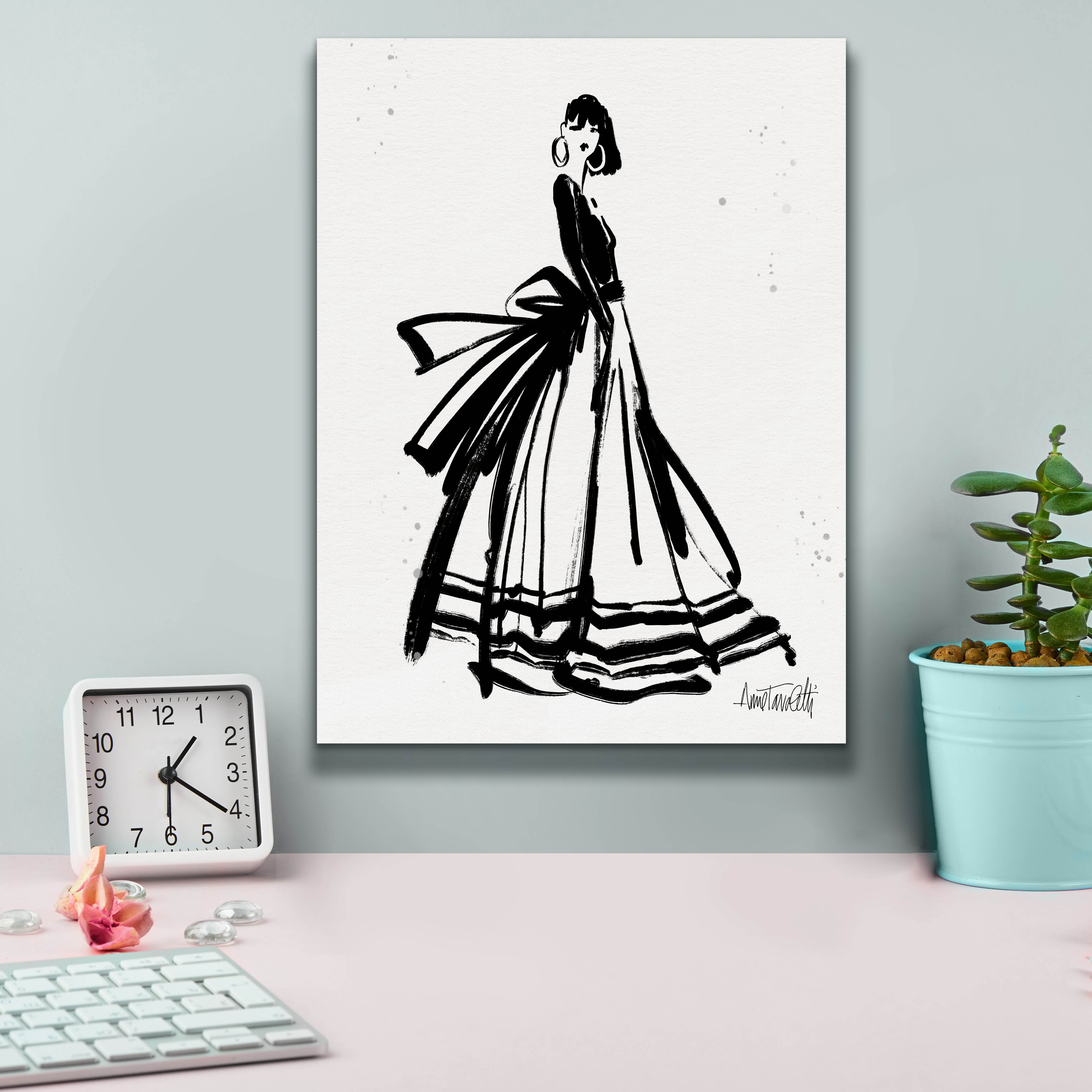 Winston Porter 'Style Sketches 1' by Anne Tavoletti Canvas Wall Art ...