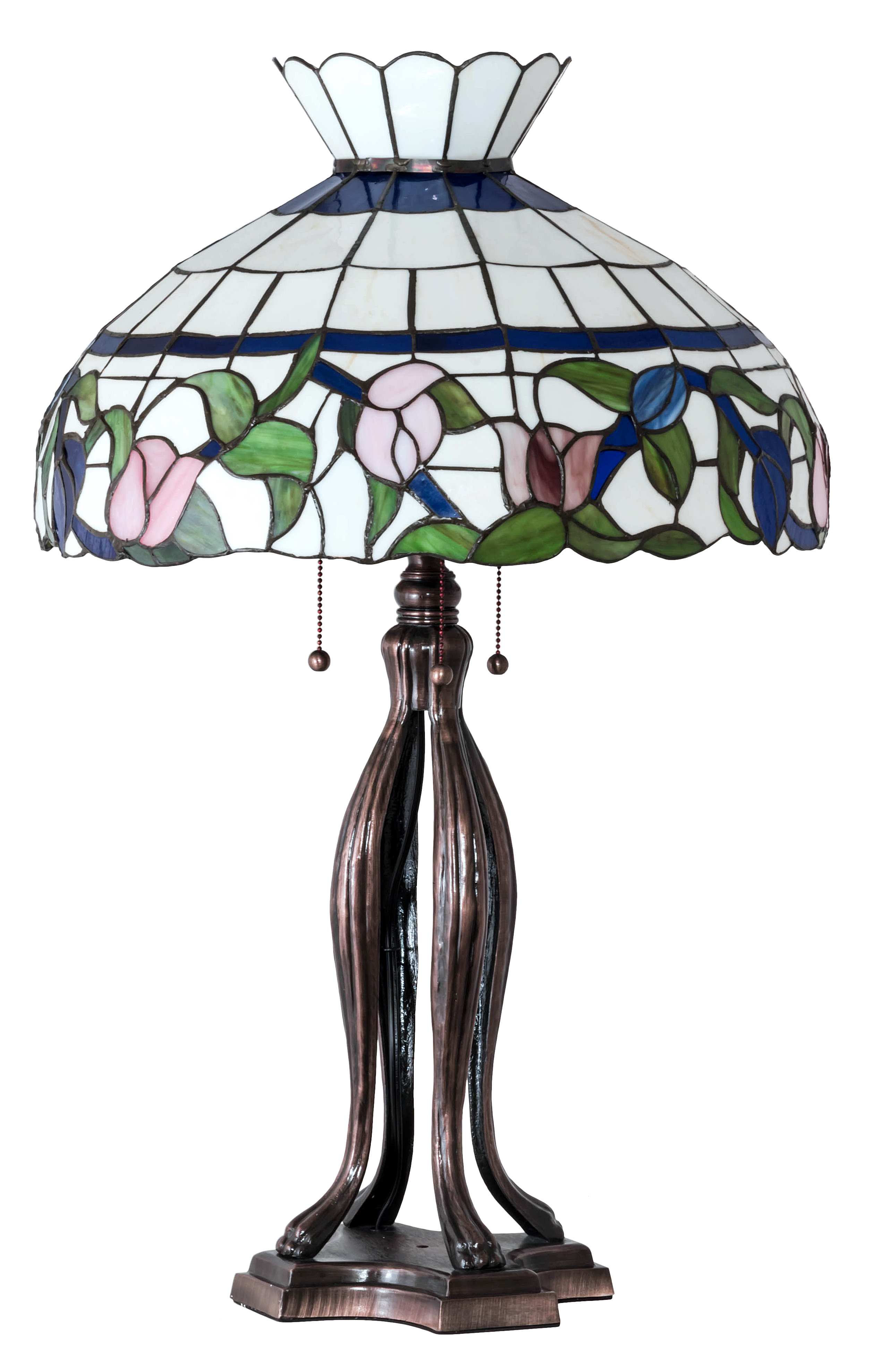 Meyda Lighting 31" High Rose Vine Table Lamp | Perigold