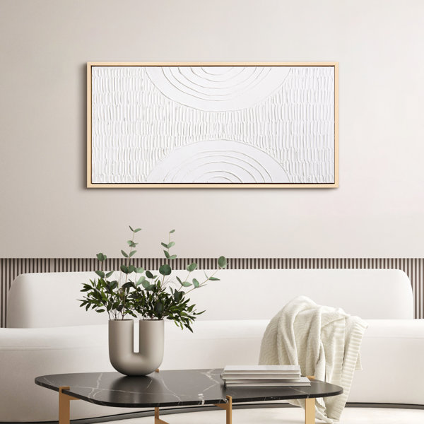 Empire Art Direct Symmetrical Harmony Heavily Textured Hand Painted ...