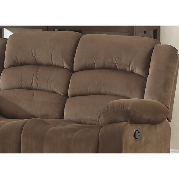 Red Barrel Studio® Kingsview 81'' Upholstered Reclining Sofa & Reviews ...